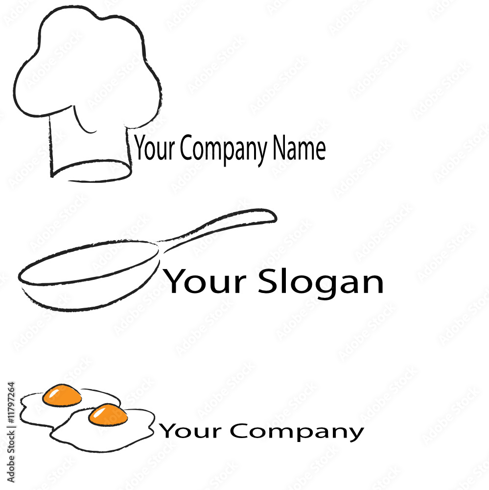 slogan chef Stock Vector | Adobe Stock