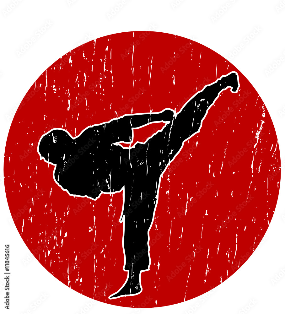 Vector Karate logo Stock Vector | Adobe Stock