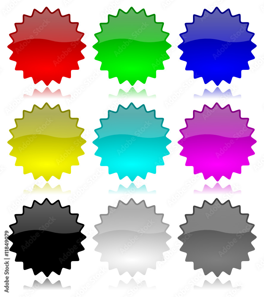 Bollini Vettoriali Stock Vector | Adobe Stock