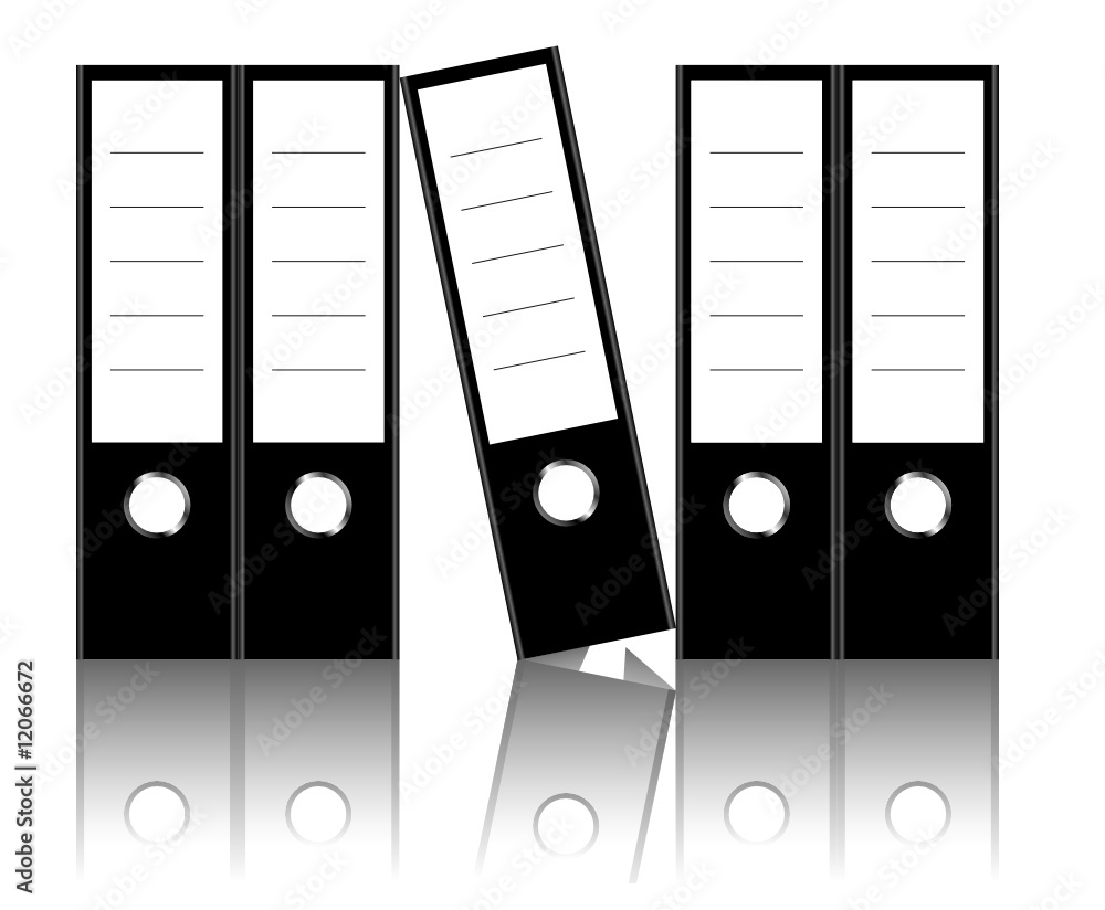 Ordner Stock Vector | Adobe Stock