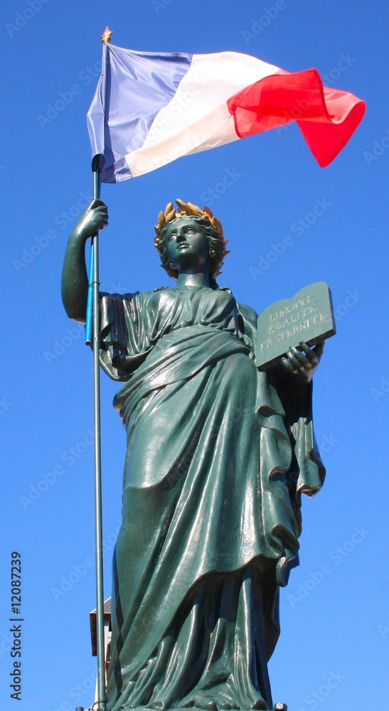 Statue symbole France Stock Photo | Adobe Stock