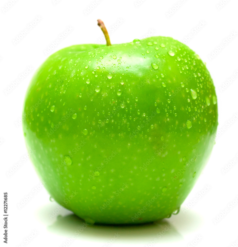 wet green apple 2 Stock Photo | Adobe Stock
