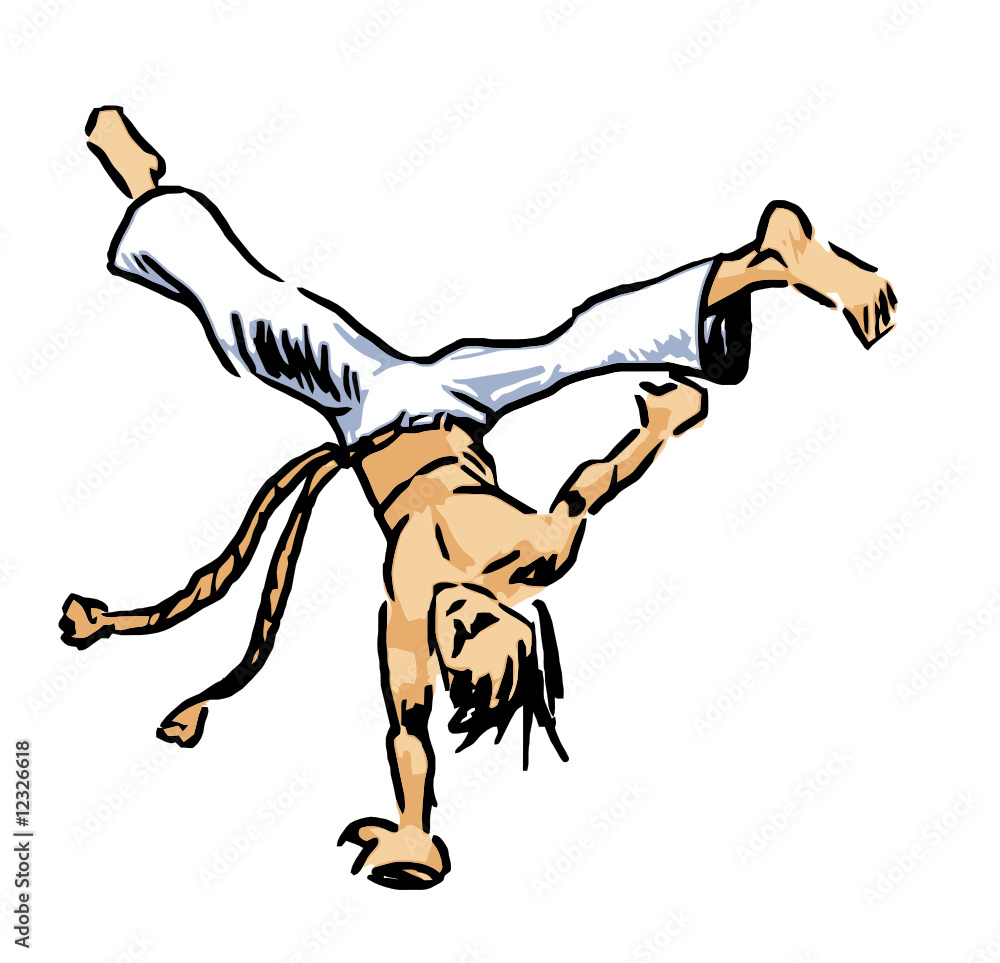 Capoeira 3 vector de Stock | Adobe Stock