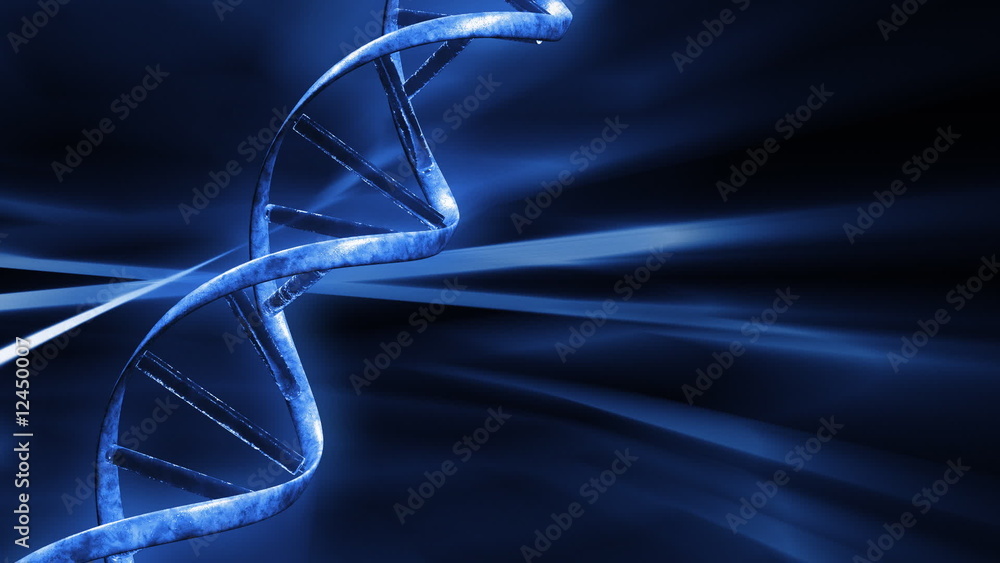 Blue FX Background with rotating DNA string,seamless loop Stock Video ...