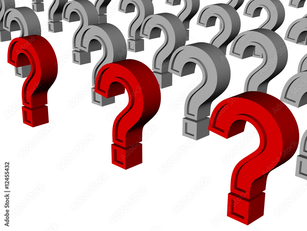 Fragezeichen Stock Illustration | Adobe Stock