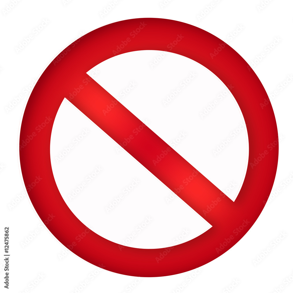 restriction sign Stock Illustration | Adobe Stock
