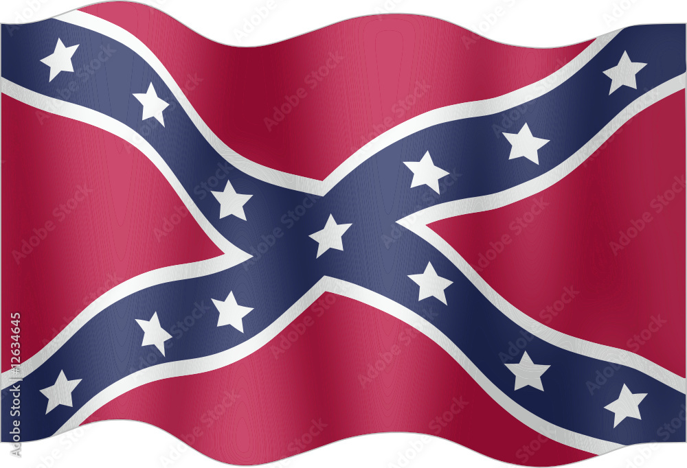 Bandera confederada Stock Vector | Adobe Stock