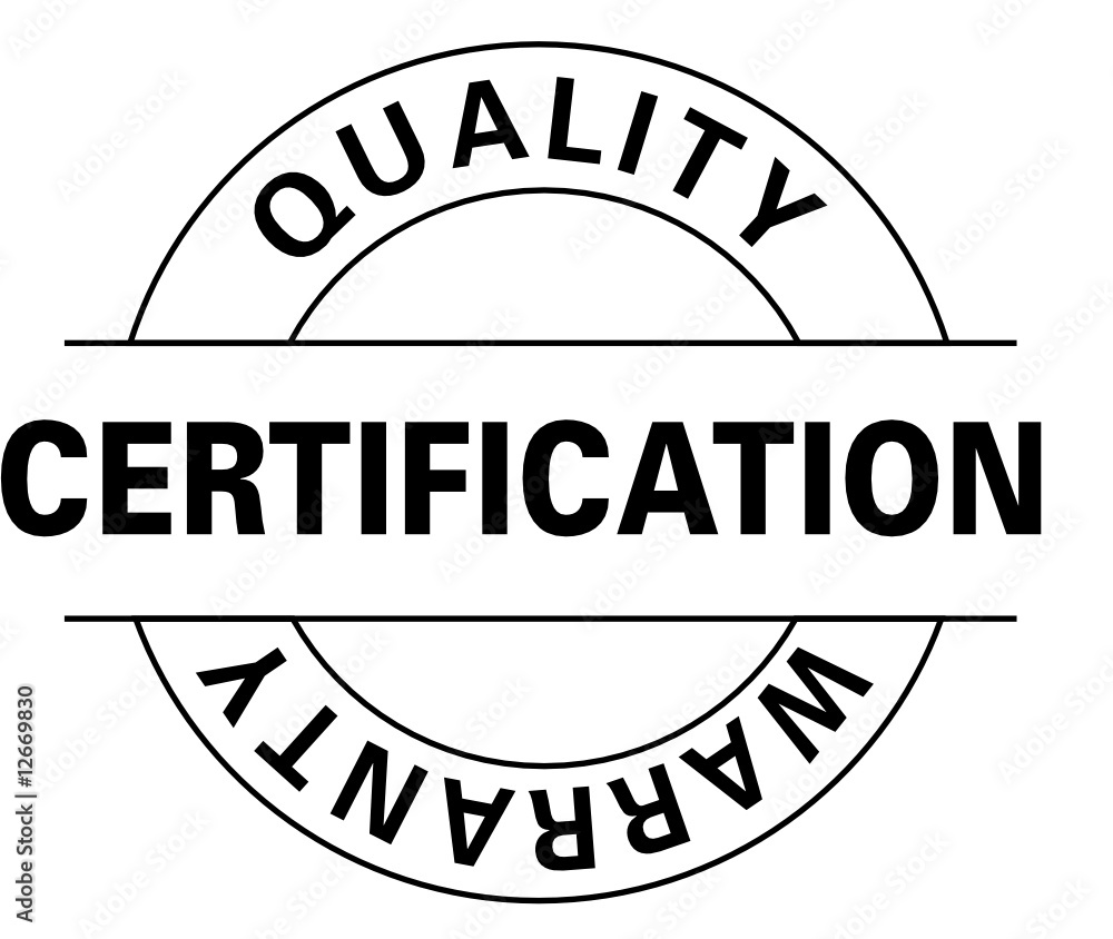 Certification stamp Stock Vector | Adobe Stock