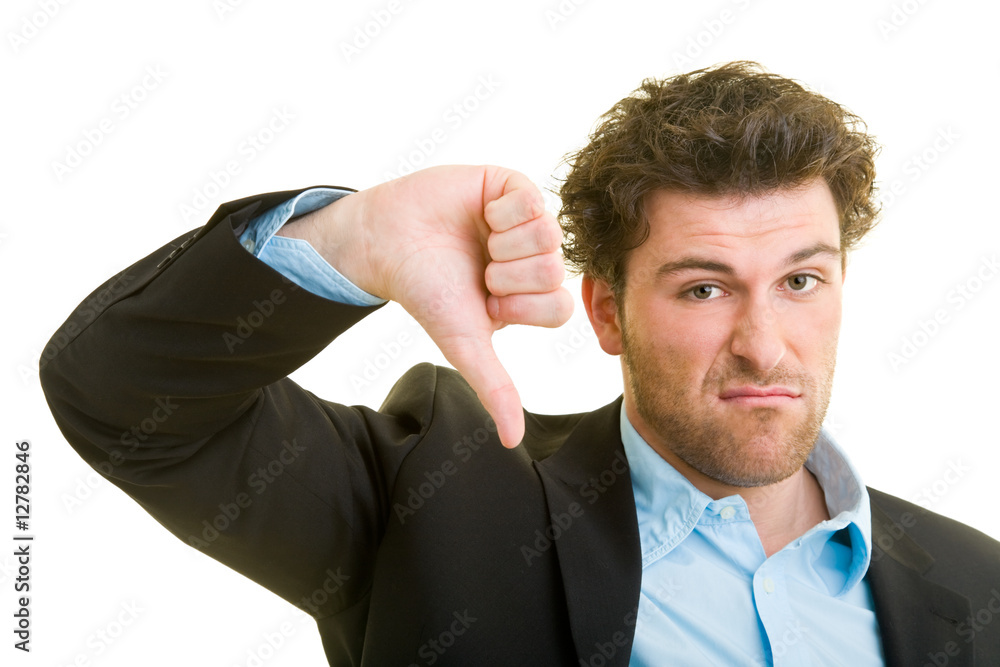 Daumen runter Stock Photo | Adobe Stock