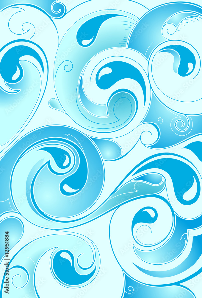 Water swirls Stock Vector | Adobe Stock