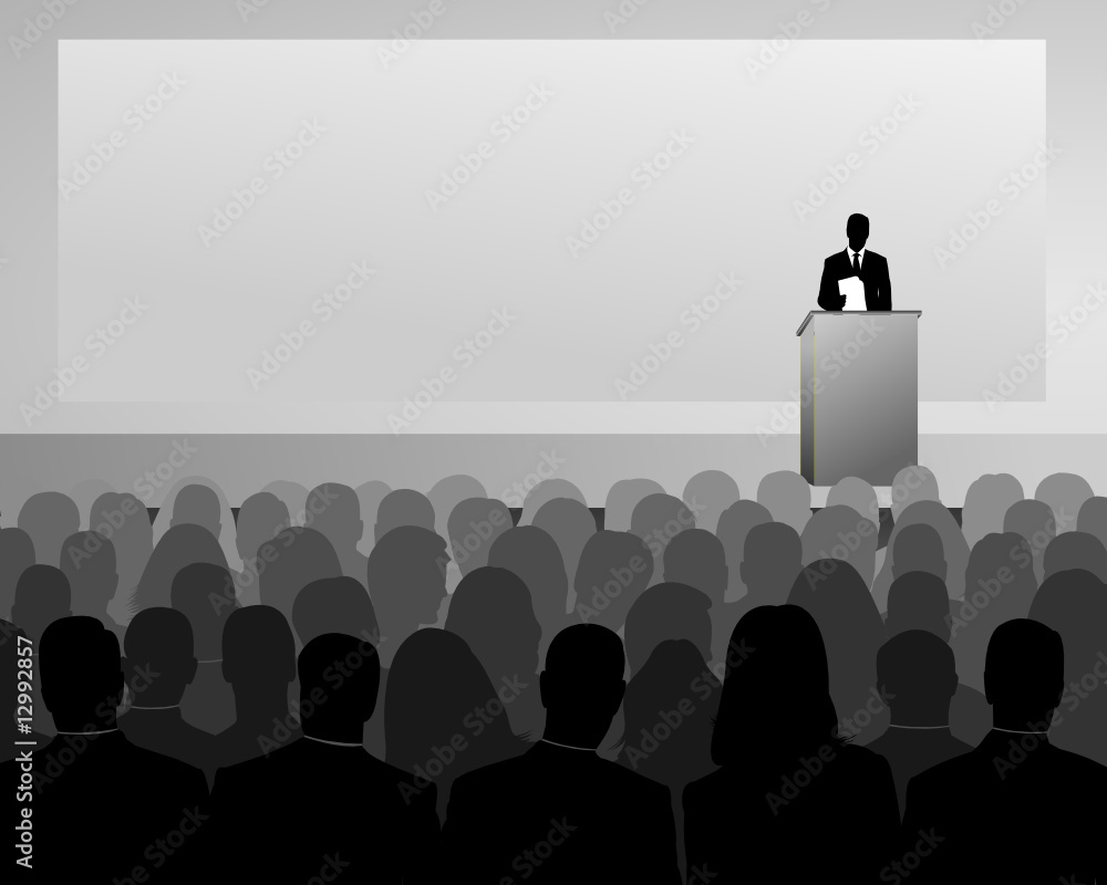 Vortrag Stock Vector | Adobe Stock