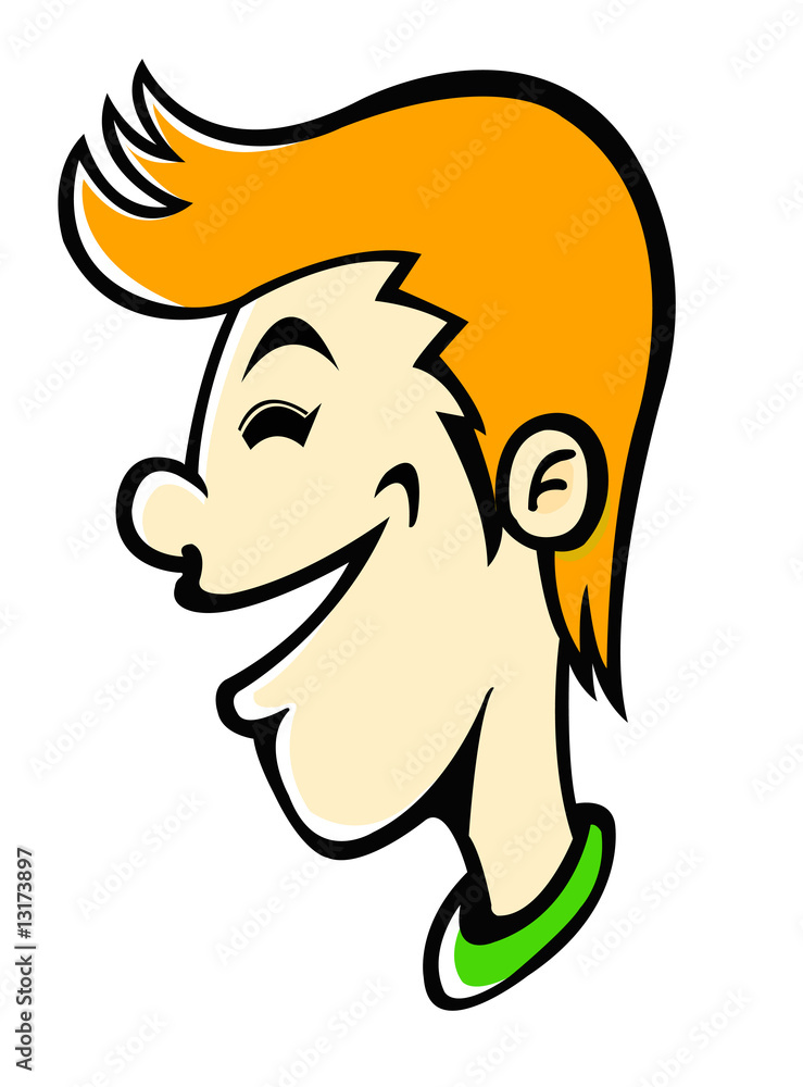 cartoon guy Stock Vector | Adobe Stock
