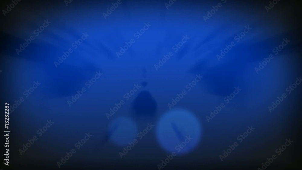 Onde Fond bleu animation en boucle Stock Video | Adobe Stock