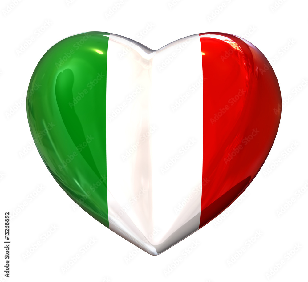 Italia mi amore - I love Italy Stock-Illustration | Adobe Stock