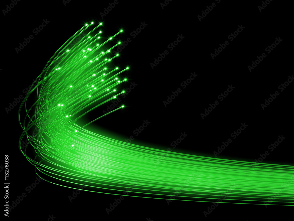 bunch of optical fibers flying through space Stock Illustration | Adobe ...