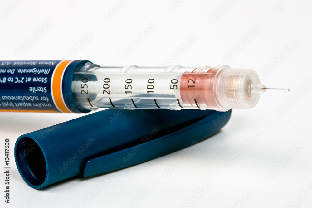 Disposable insulin injection pen Stock Photo | Adobe Stock
