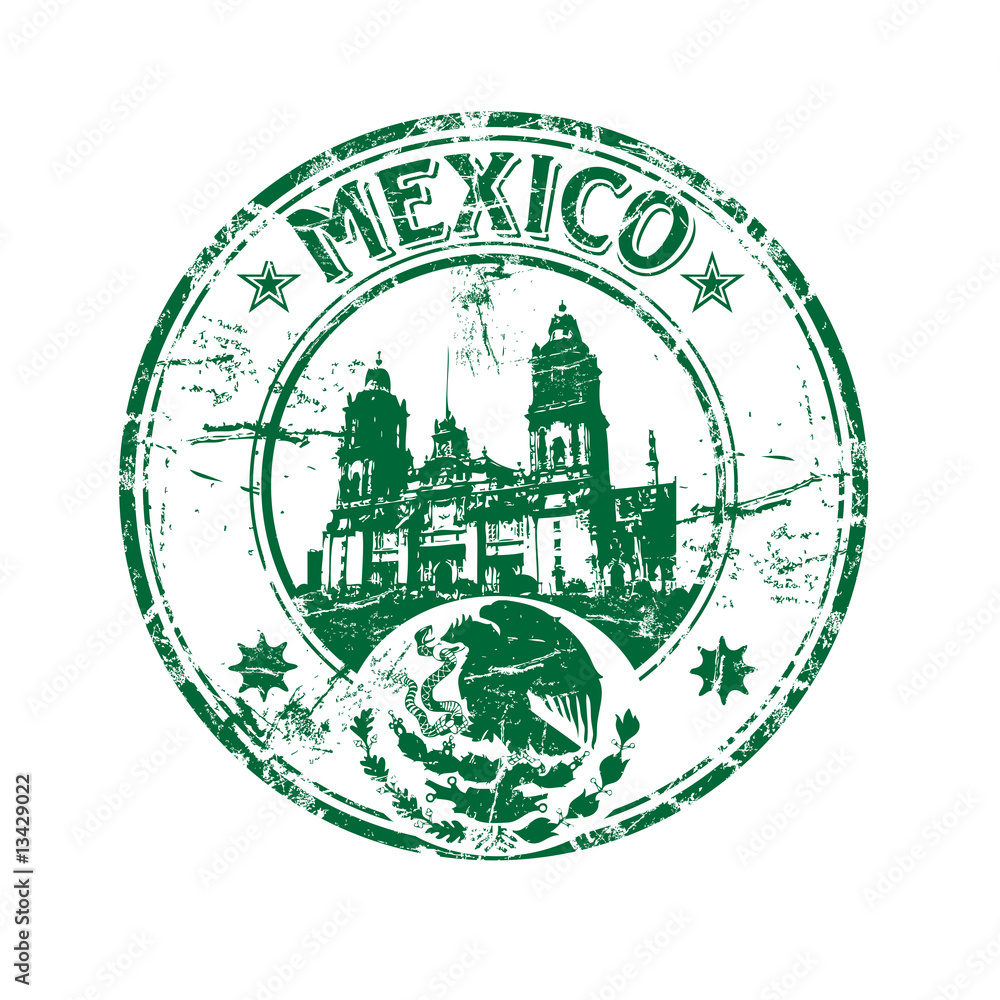 Mexico rubber stamp Stock Vector | Adobe Stock