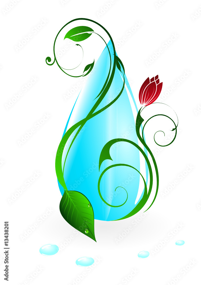 eau et nature vector de Stock | Adobe Stock