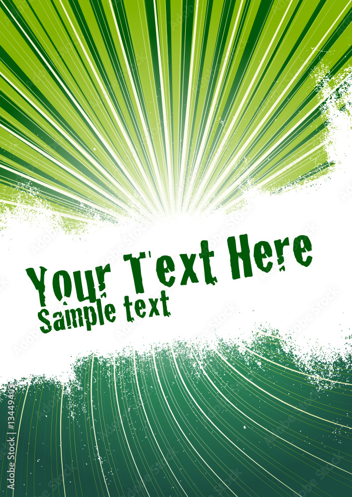 Green Burst Background Stock Vector | Adobe Stock