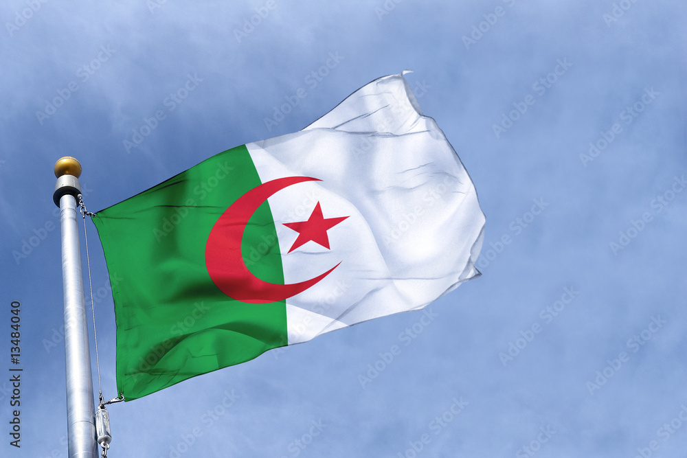 Foto de drapeau algérie do Stock | Adobe Stock