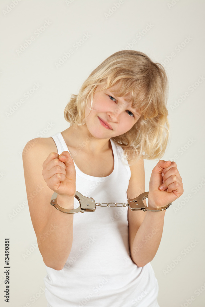 child handcuffs Stock Photo | Adobe Stock
