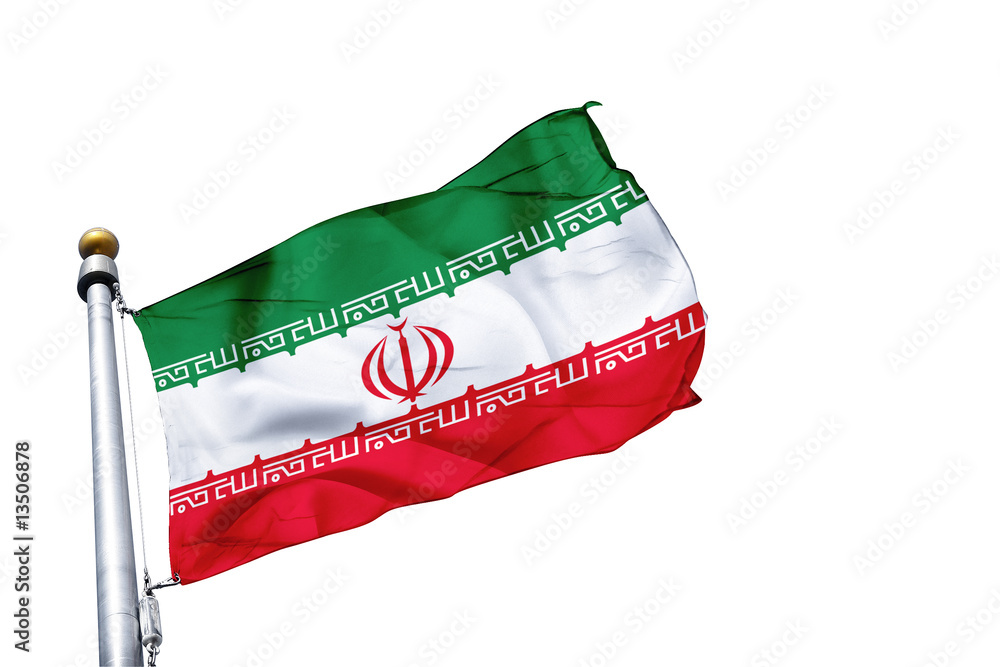 drapeau iran Stock Photo | Adobe Stock