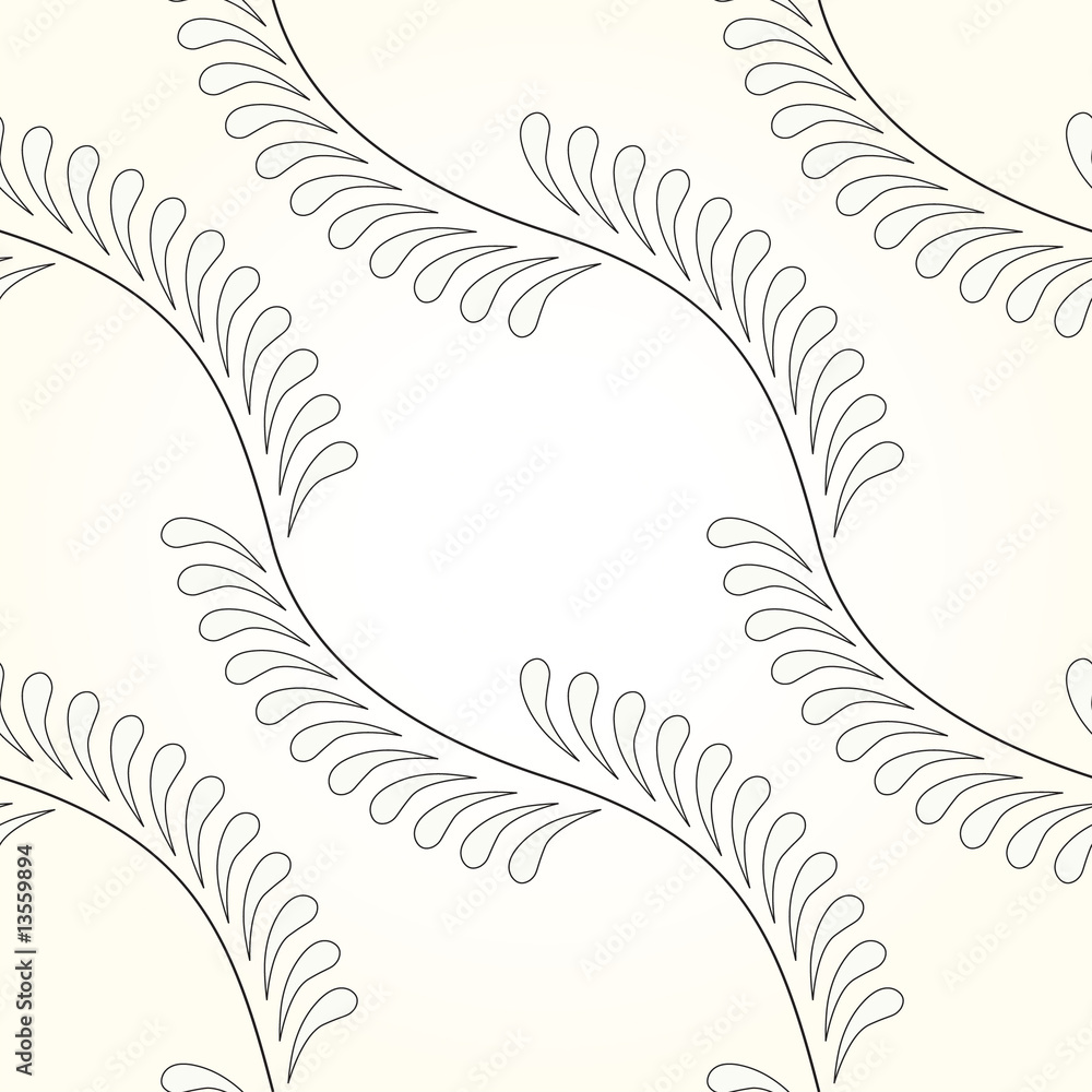 Interlocking leaf like pattern repeat tile Stock Vector | Adobe Stock