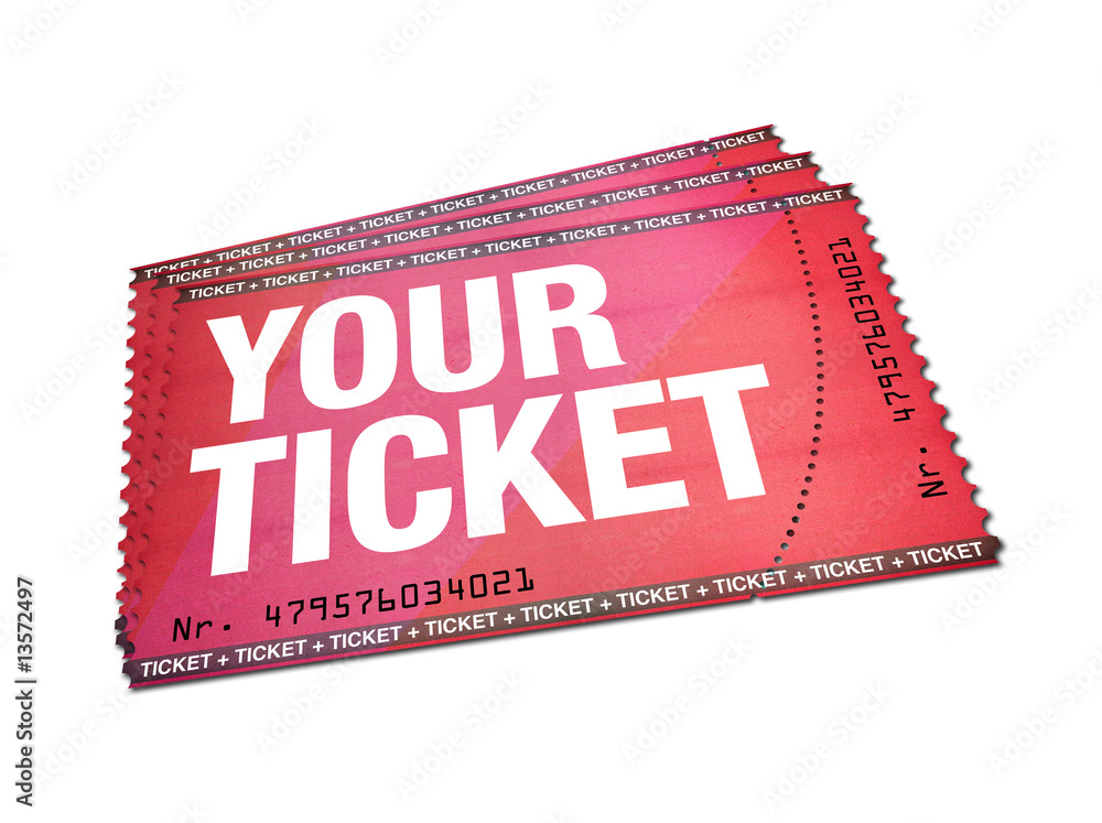 Your Ticket Stock-Illustration | Adobe Stock