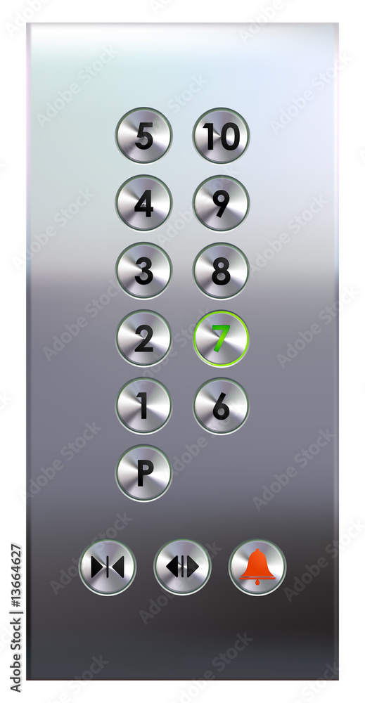 Elevator buttons panel Stock Vector | Adobe Stock Elevator buttons panel Stock Vector | Adobe Stock
