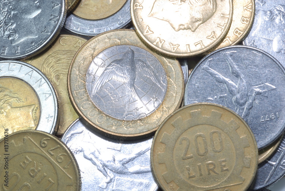 Vecchie Lire Stock Photo | Adobe Stock