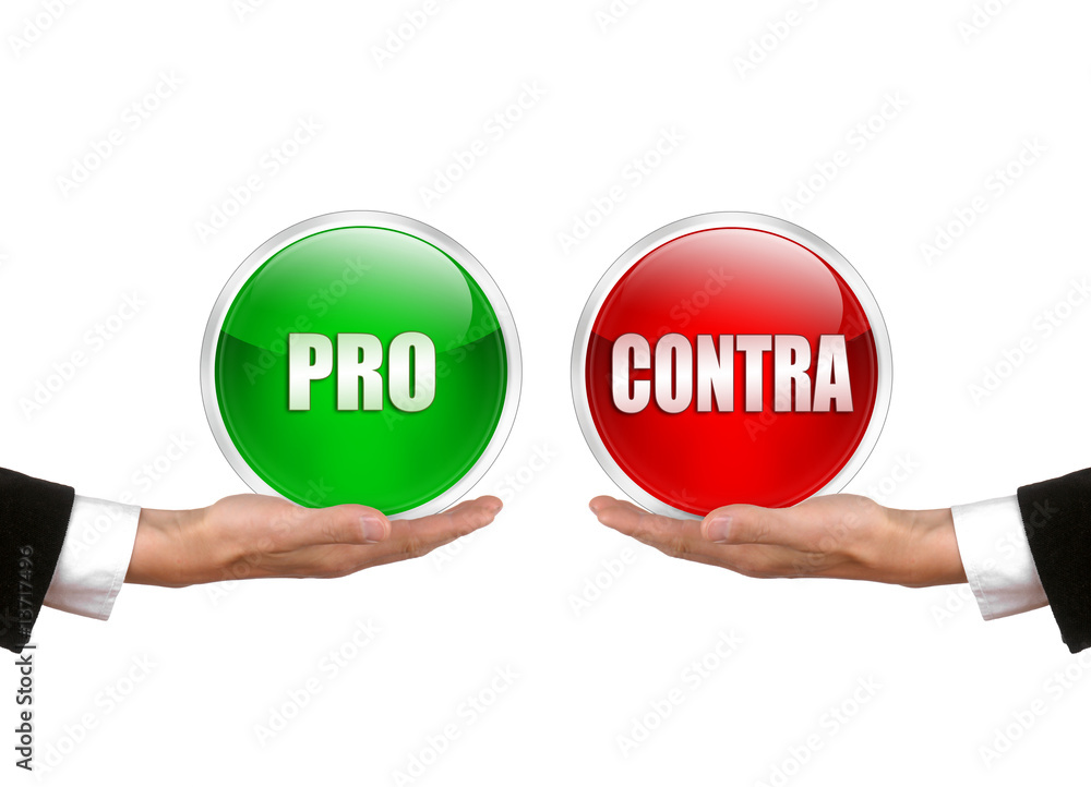 pro contra Stock Photo | Adobe Stock