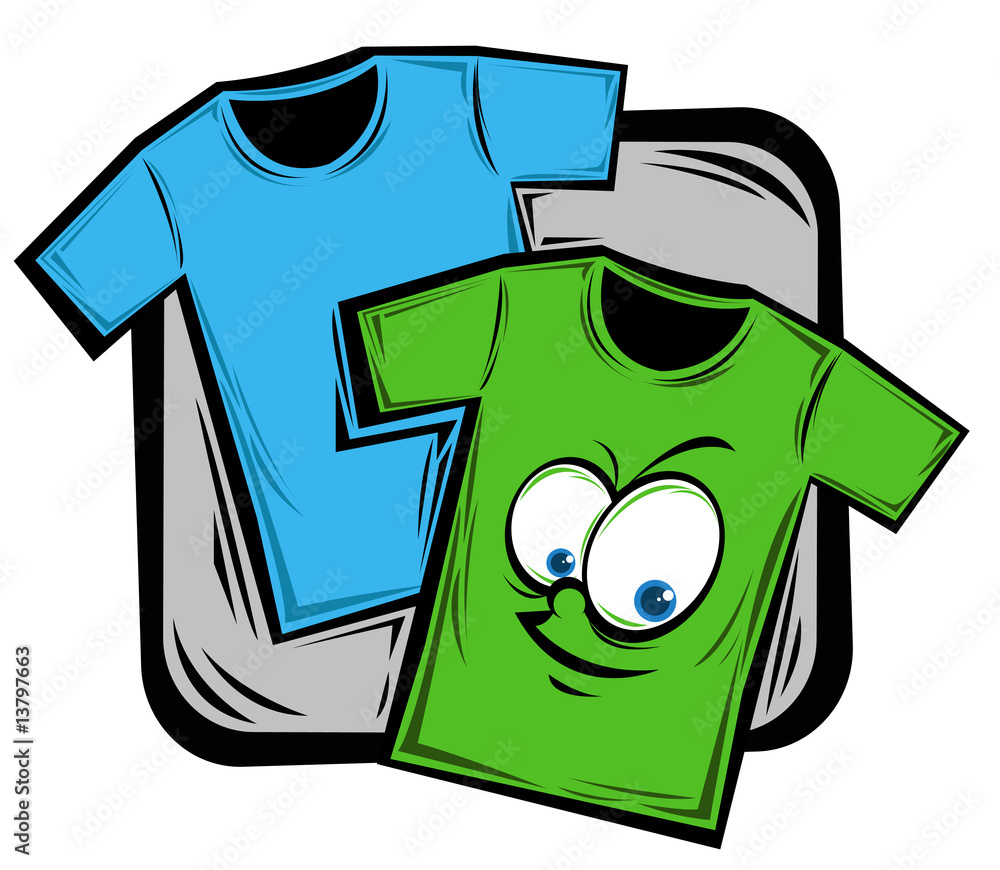 cartoon shirt Stock Vector | Adobe Stock
