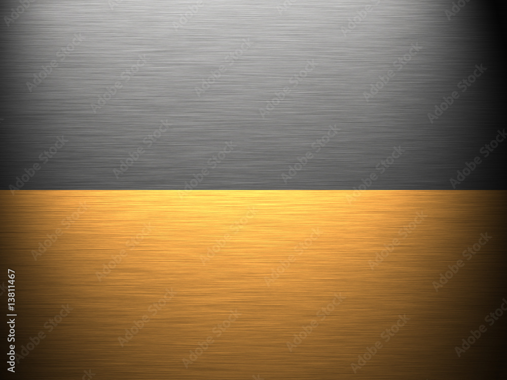 Gold - Aluminium - Metal Texture Stock Illustration | Adobe Stock