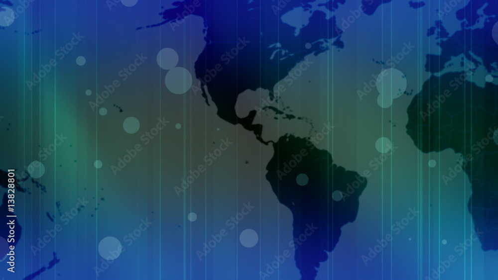 World map abstract background (loop) Stock Video | Adobe Stock