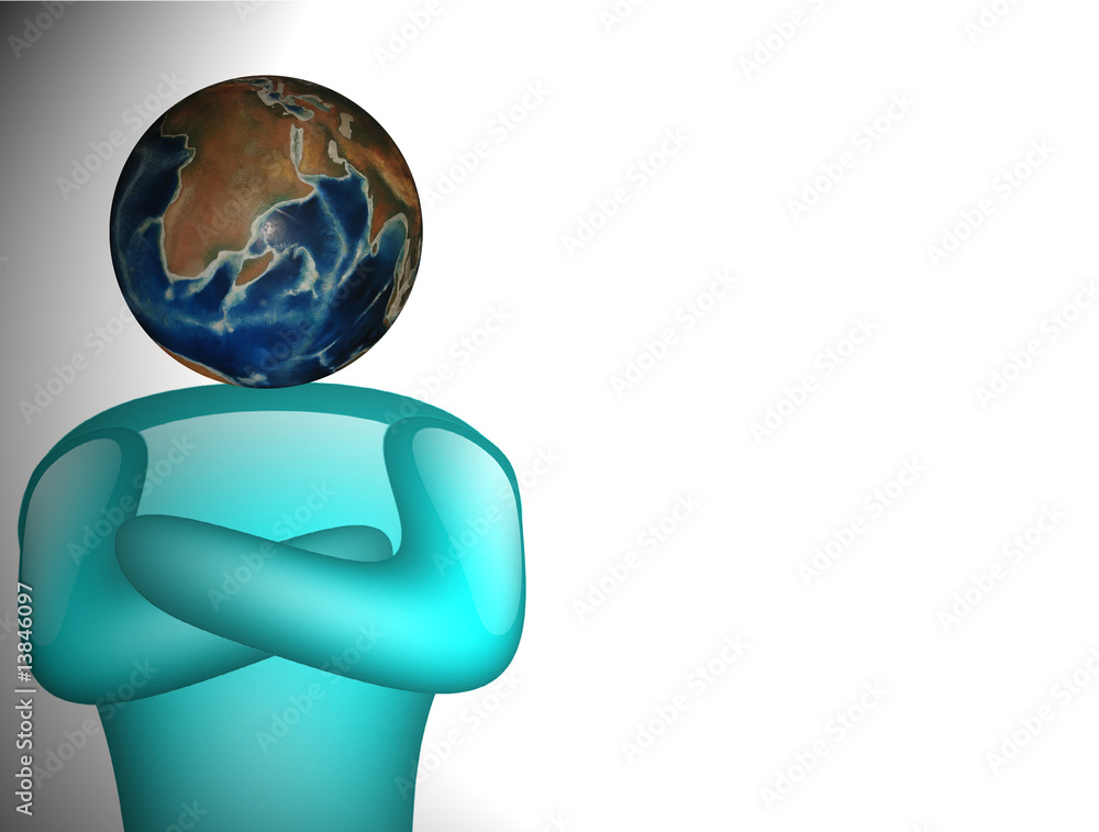 Think Planet Stock Illustration | Adobe Stock