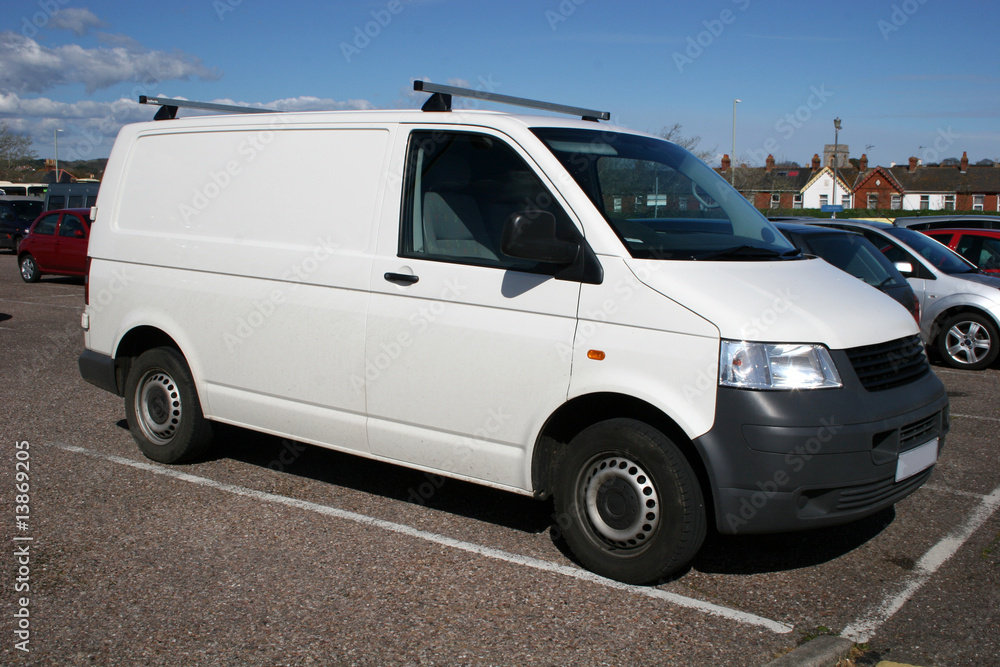 white van Stock Photo | Adobe Stock