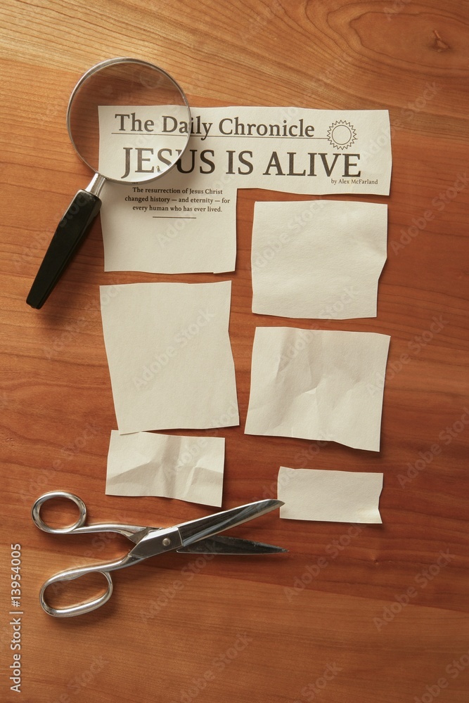 Jesus is alive article Stock Photo | Adobe Stock