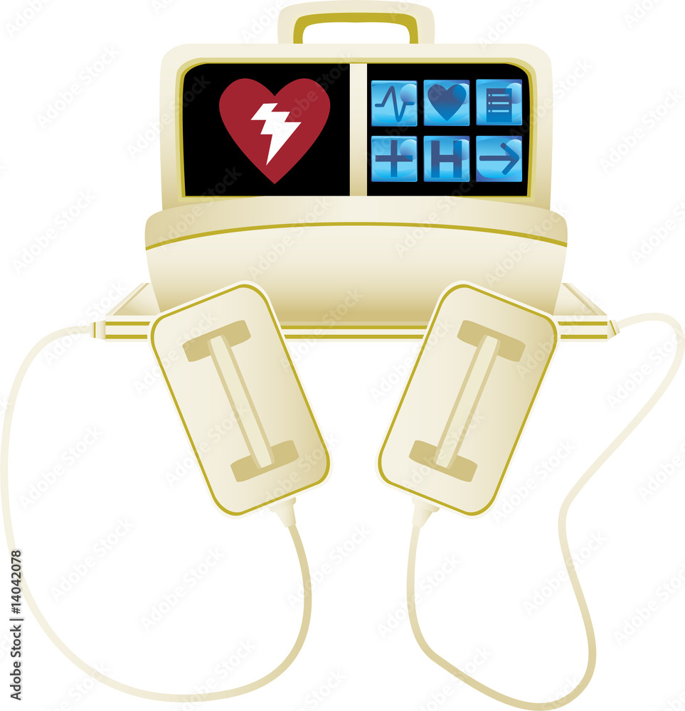 Defibrillator Stock Vector | Adobe Stock