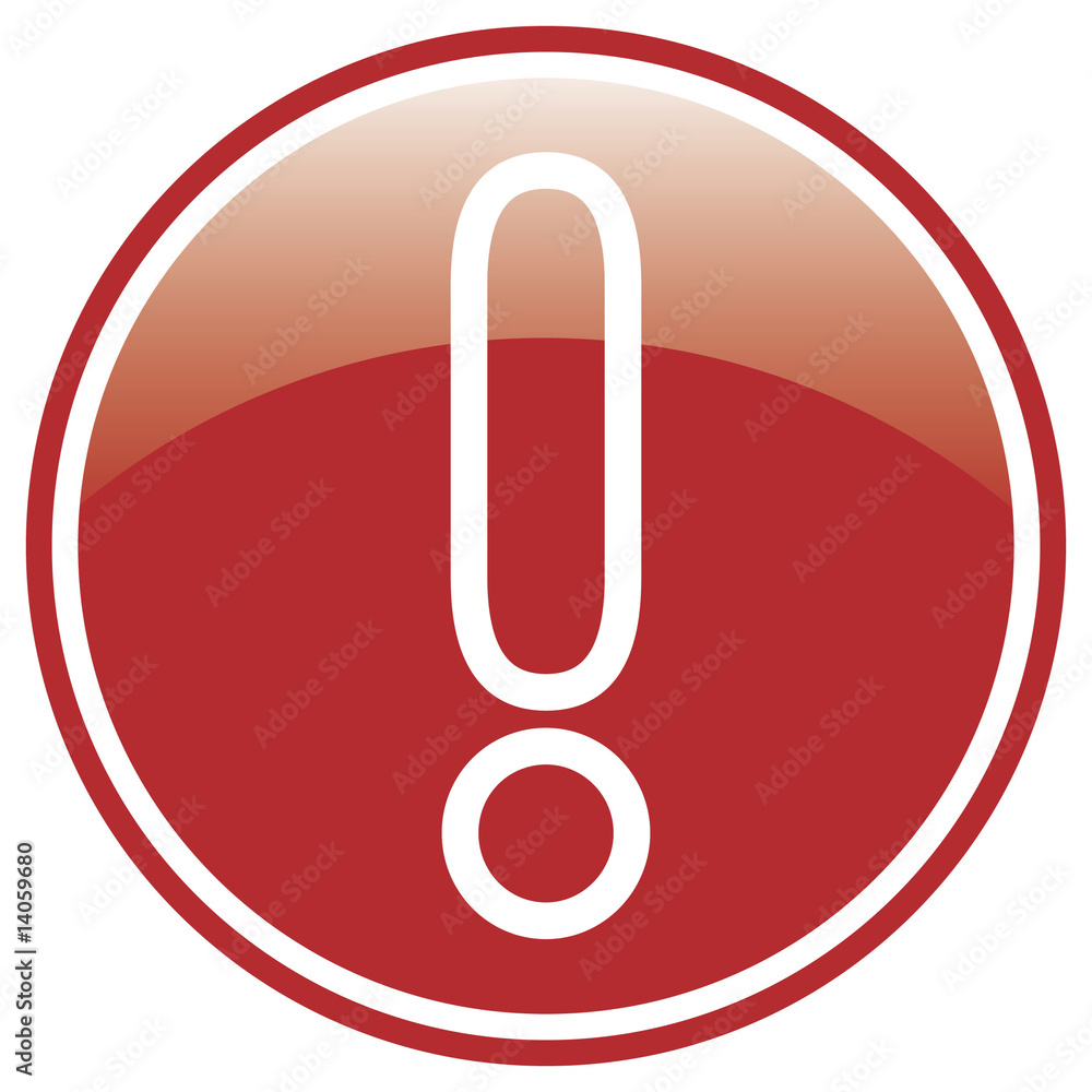 Ausrufezeichen Icon Stock Vector | Adobe Stock