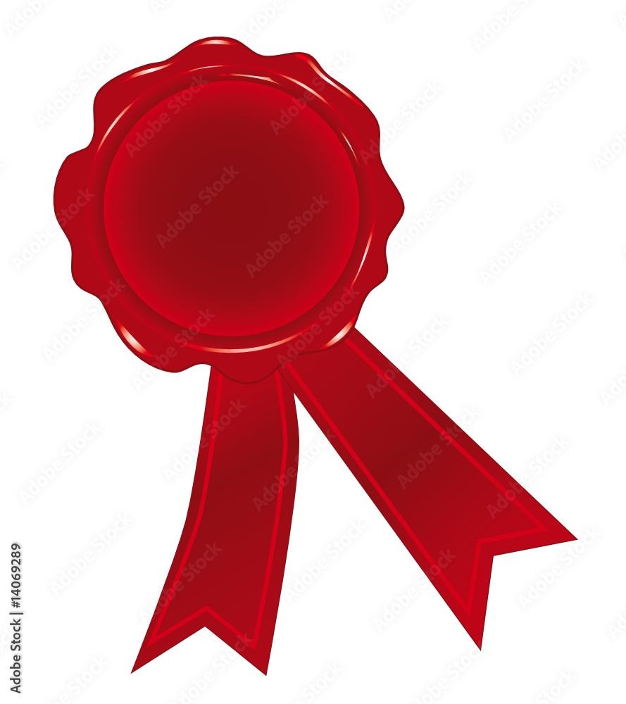 Siegel Stock-Vektorgrafik | Adobe Stock