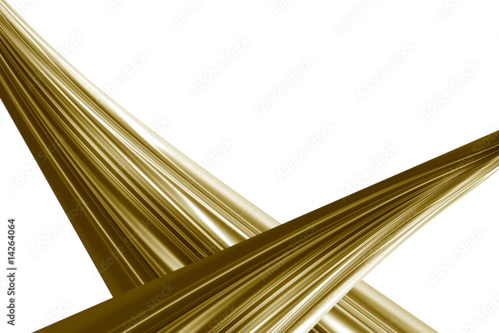 lineas doradas cruzadas ilustración de Stock | Adobe Stock