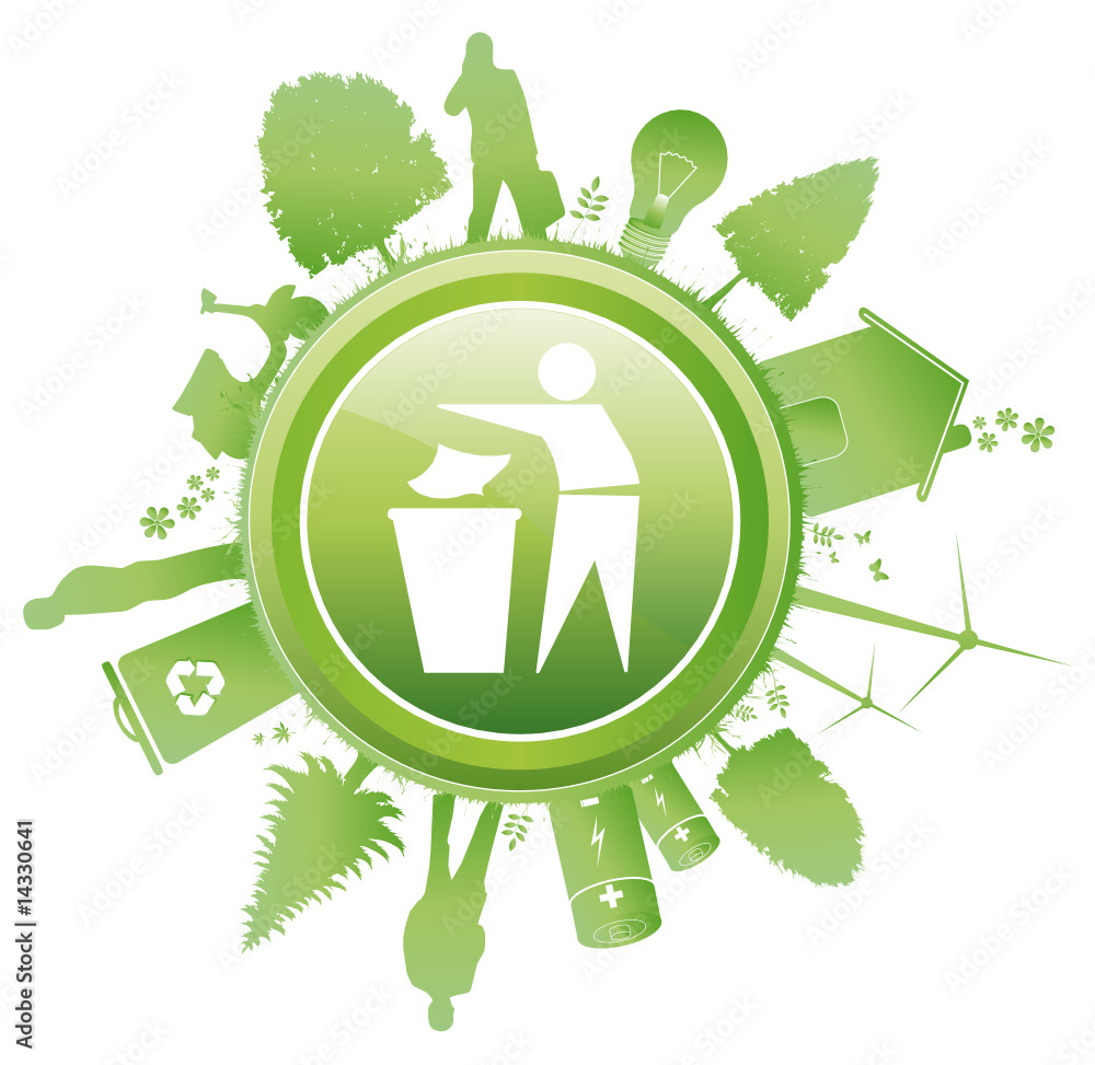 Le geste pour protéger notre planète Stock Vector | Adobe Stock