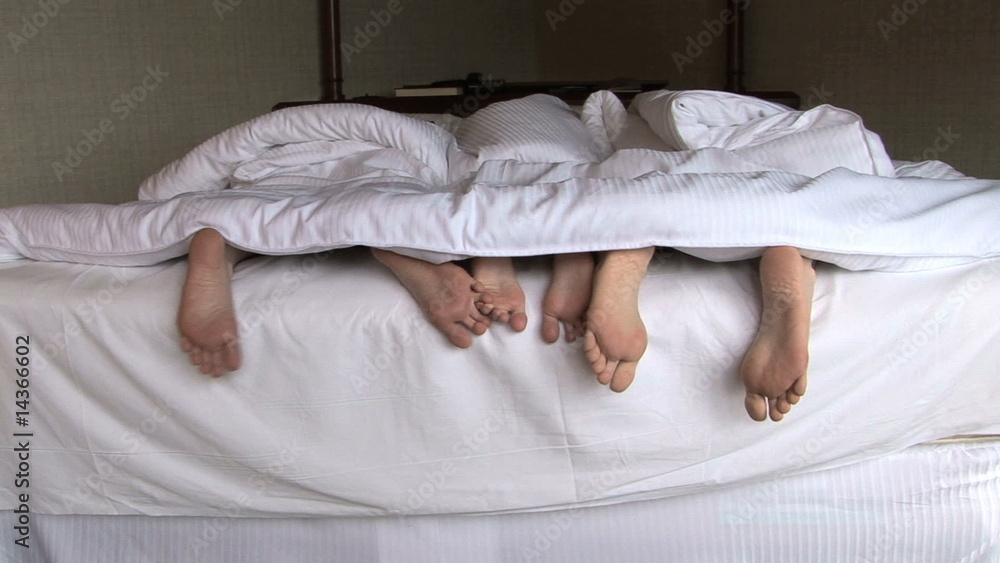 Family Feet in Bed Stock Video | Adobe Stock