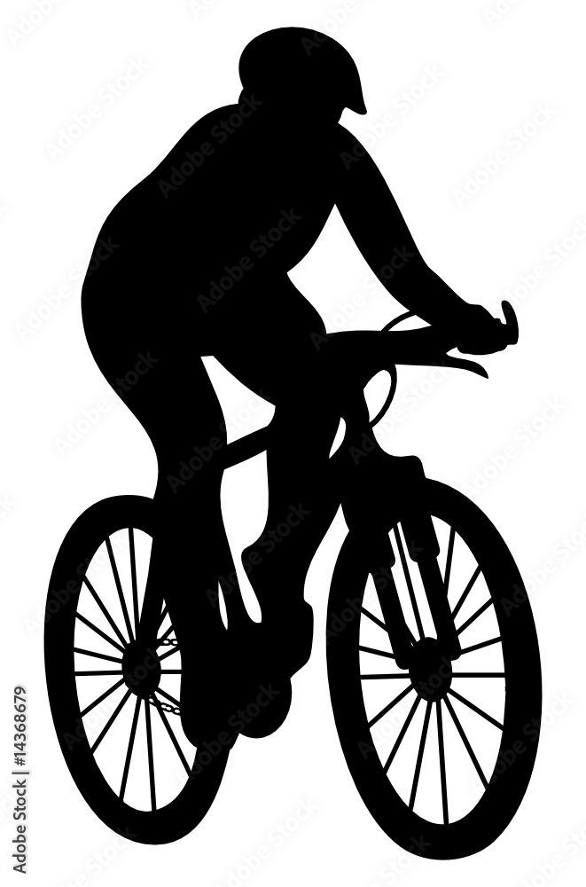 VTT-MTB Rider Stock Vector | Adobe Stock