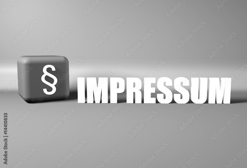 Impressum Stock-Illustration | Adobe Stock