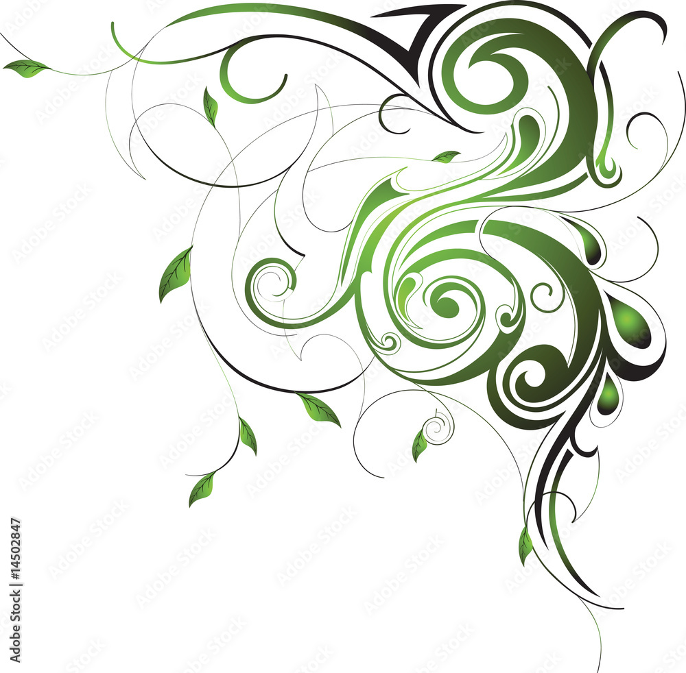 Nature swirls Stock Vector | Adobe Stock