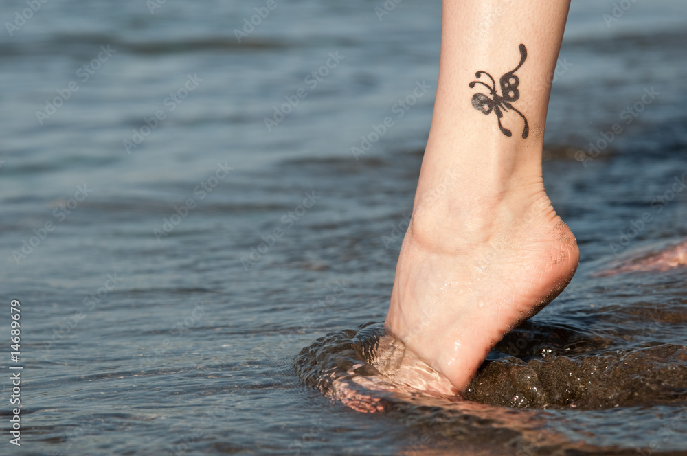 Mermaid Tattoos On Foot