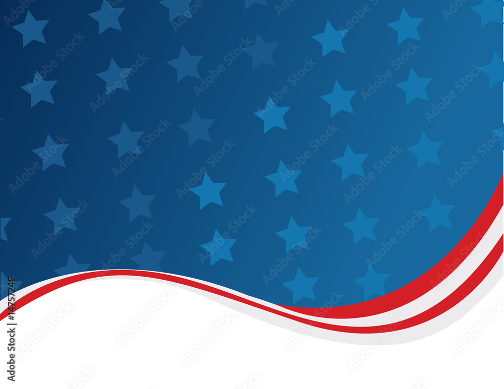 American flag background Stock Illustration | Adobe Stock