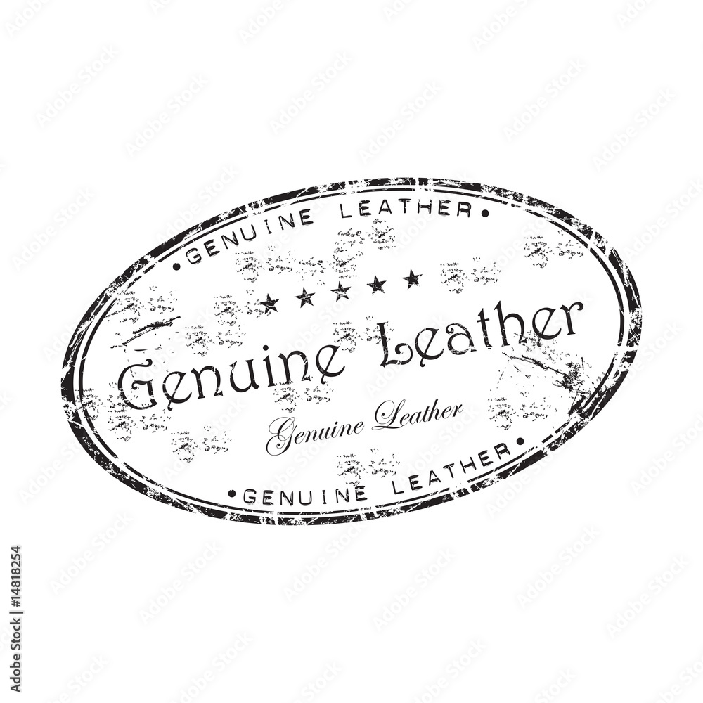 Genuine Leather Stamp