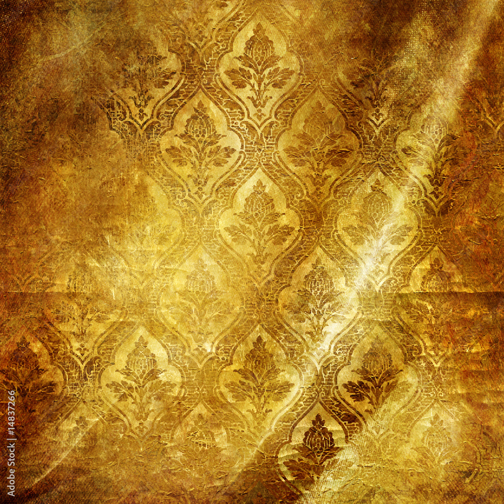 vintage golden background Stock Illustration | Adobe Stock